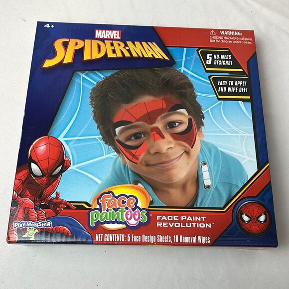 Marvel | Party Supplies | Play Monster Marvel Spiderman Face Paintoos ...